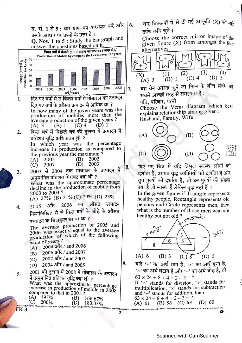 UP Police 17 Feb 2024 QUESTION PAPER AND ANSWER KEY - Examrewards.com